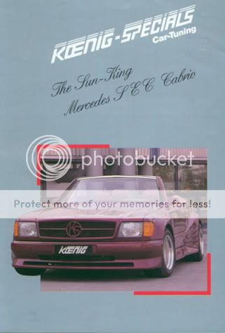 W126 Tuners Part 1 : Koenig Specials | Mercedes-Benz Forum